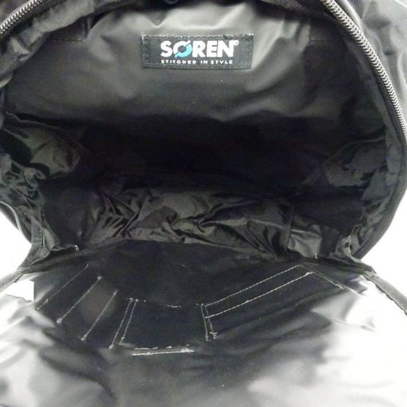 Soren | Bags | New Soren Backpack With Sfp And Logo Black | Poshmark